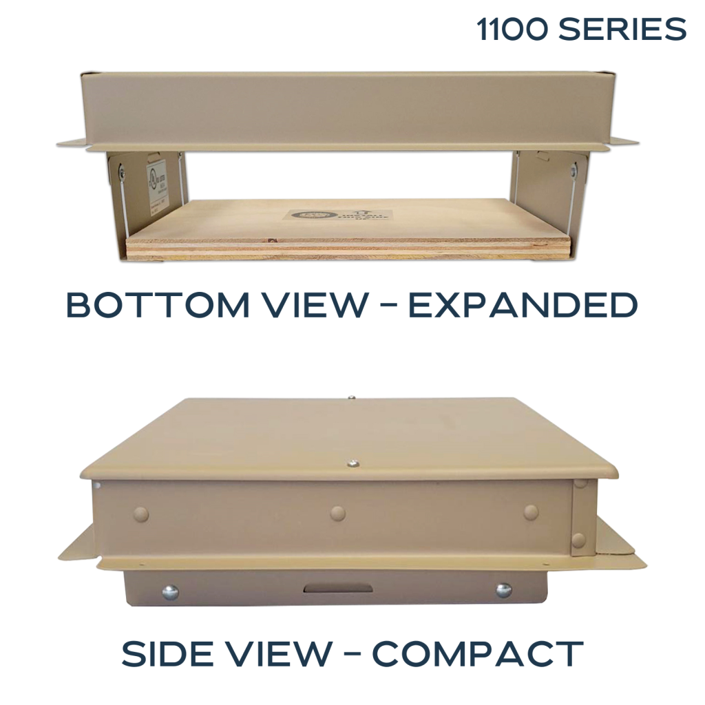 1100 Series Semi-Recessed Enclosure - Benner-Nawman