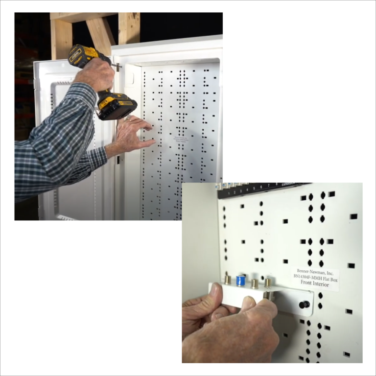 14304F-MMH Folding Wiring Cabinet | Benner-Nawman